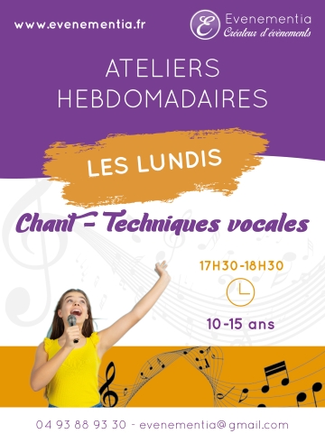 Atelier Chant / Technique Vocale